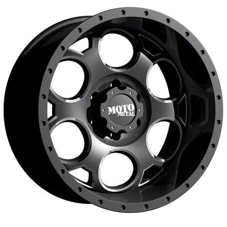 Moto Metal RAM 1500 MO964 Satin Black Milled 5-Lug Wheel; 20x9; -12mm ...