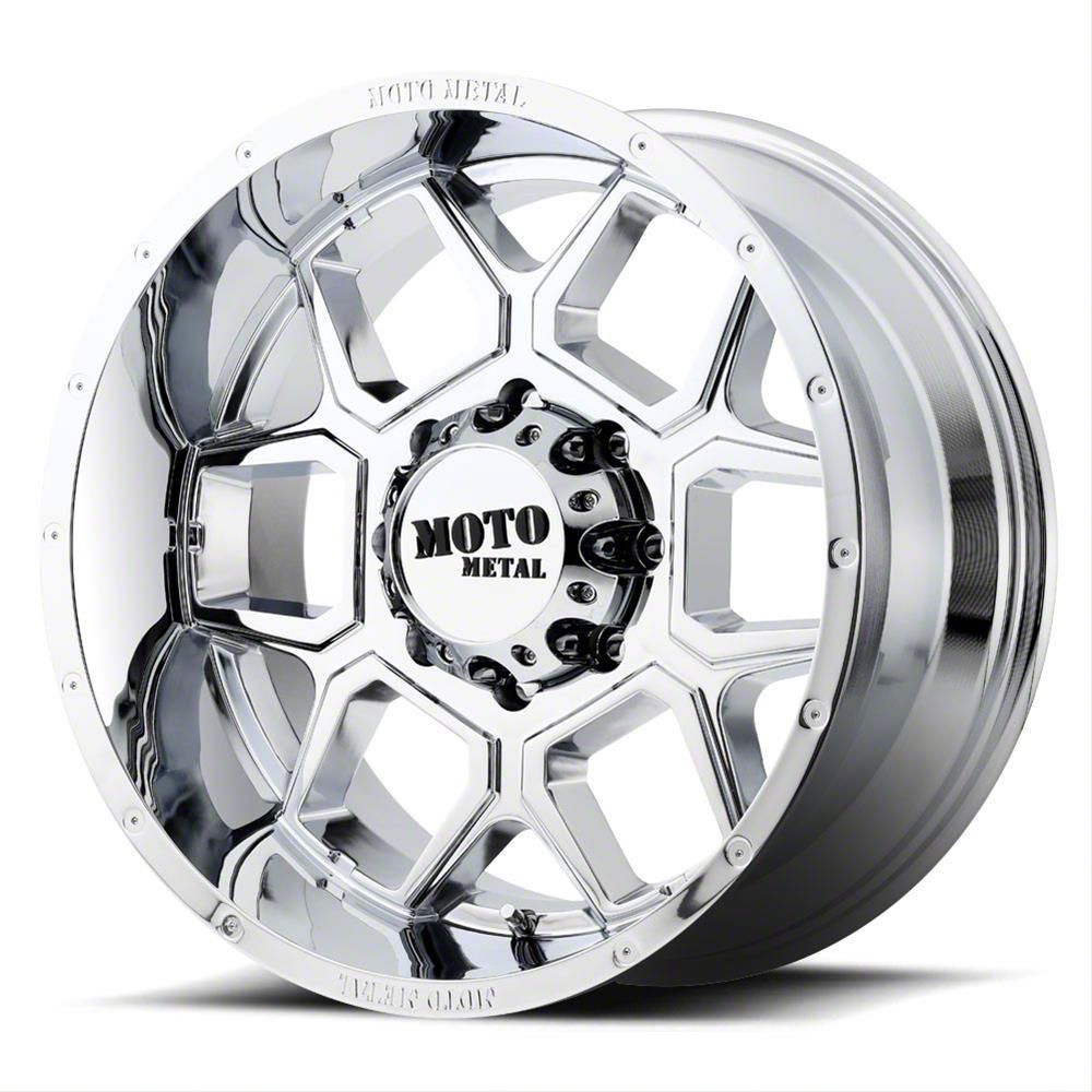 Moto Metal RAM 1500 MO981 Spade Chrome 6-Lug Wheel; 20x10; -24mm Offset ...