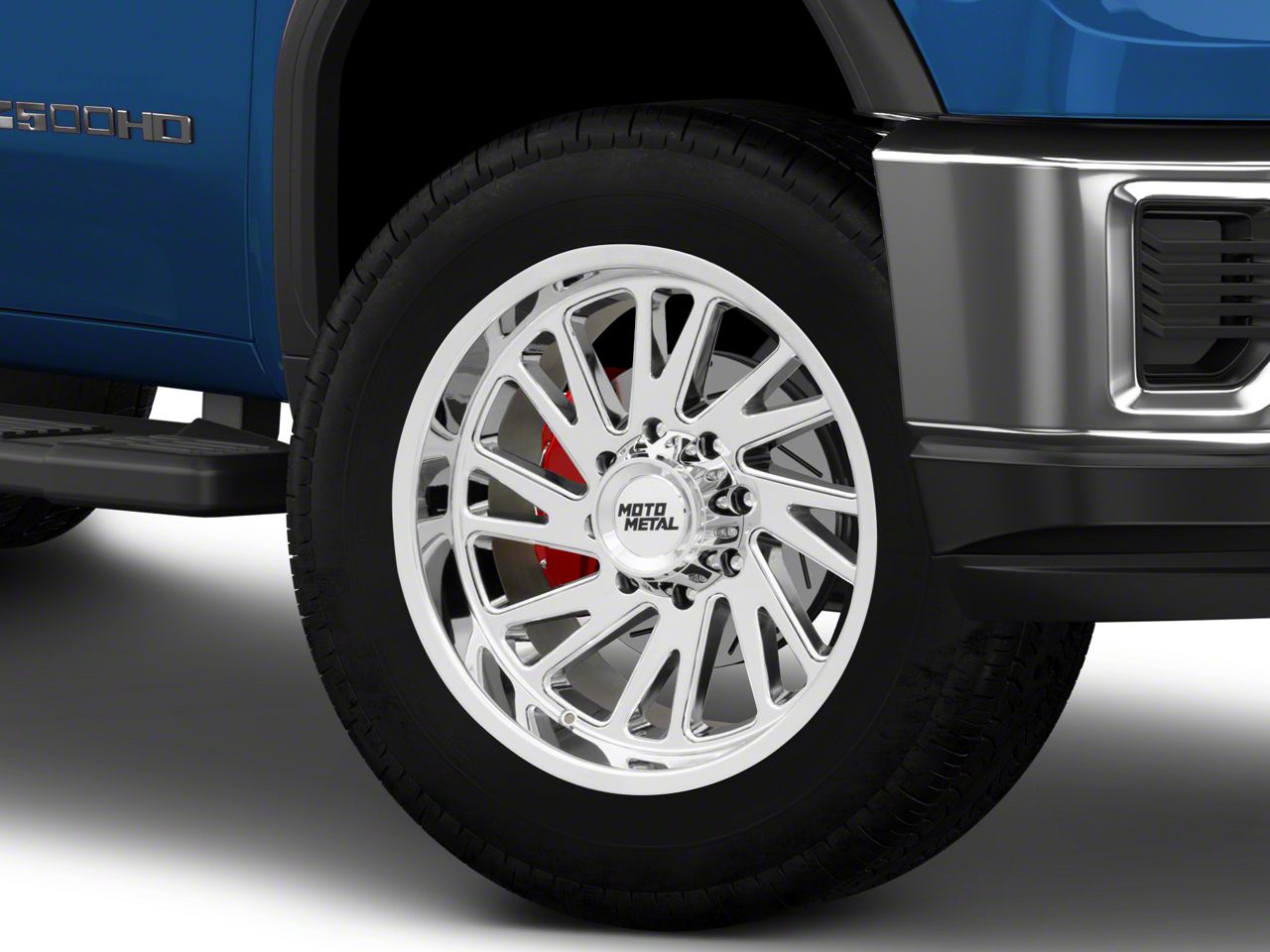 Moto Metal Sierra 2500 Combat Chrome 8-Lug Wheel; 20x10; -18mm Offset ...