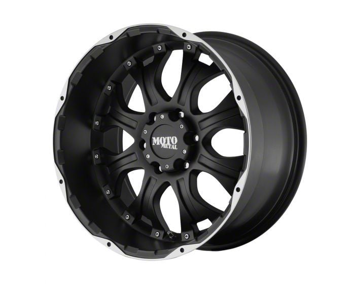 Moto Metal Silverado 1500 MO959 Matte Black Machined 6-Lug Wheel; 20x9 ...