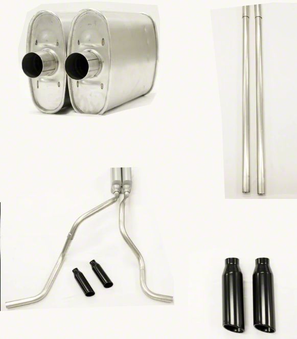 MPI Exhaust Technologies RAM 1500 2.25-Inch Dual Exhaust System with ...