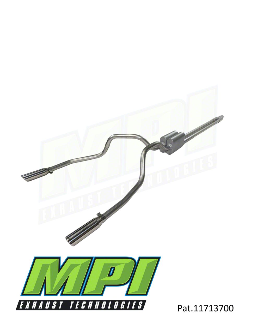 MPI Exhaust Technologies RAM 1500 Turbo Series Weld-On Dual Exhaust ...