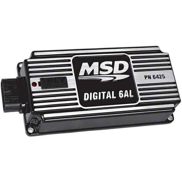 MSD Sierra 3500 Digital 6AL Ignition Control; Black 64253 (Universal ...