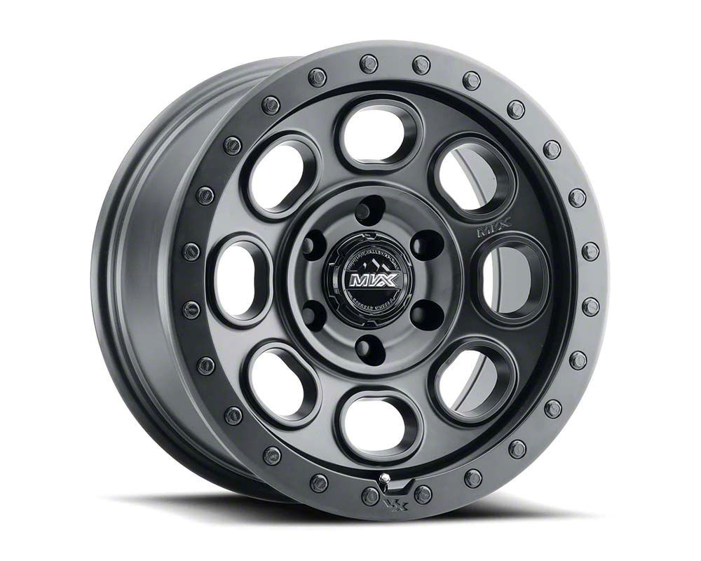MVX Offroad Sierra 1500 VX80 Matte Black 6-Lug Wheel; 17x9; 0mm Offset ...