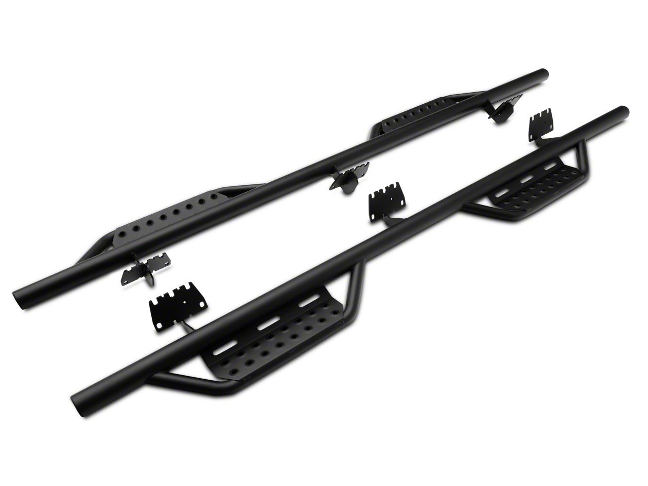 N-Fab RAM 1500 Cab Length RS Nerf Side Step Bars; Textured Black ...