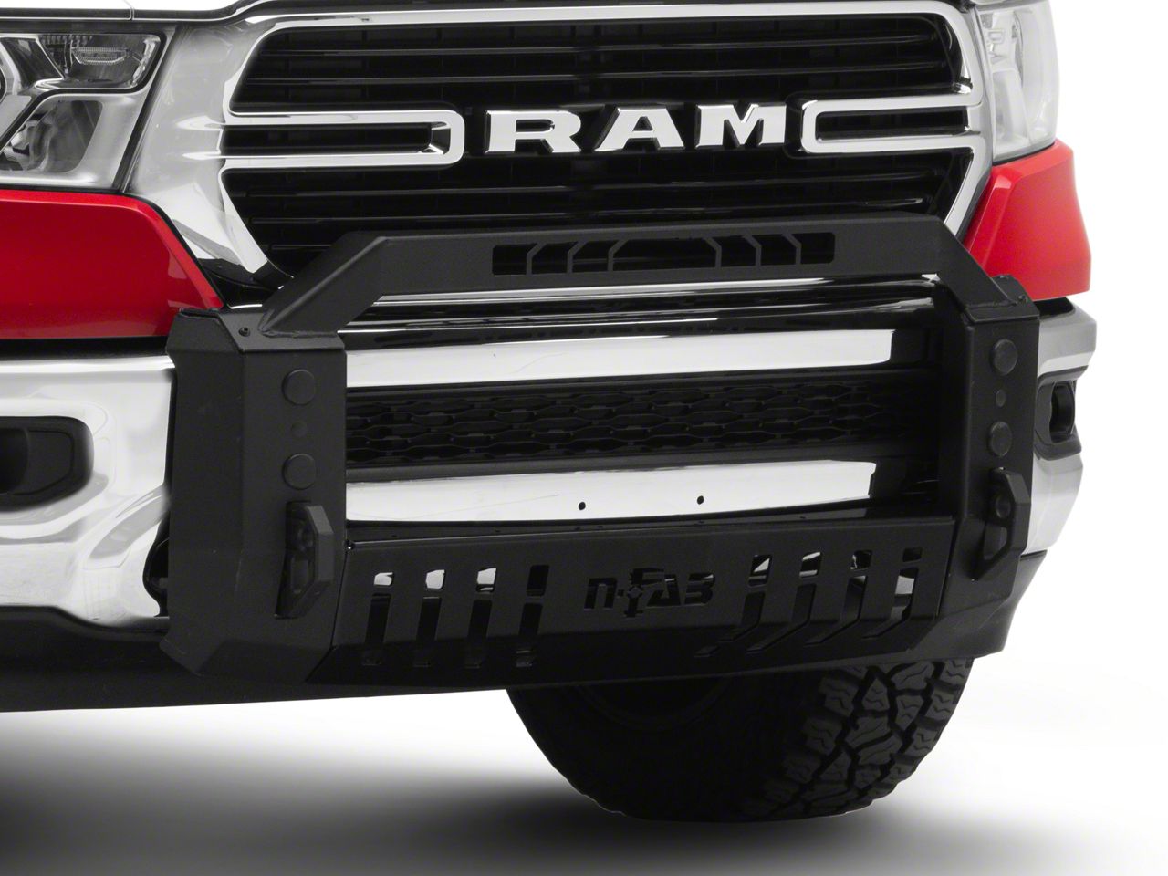 N-Fab RAM 1500 HVM Bull Bar; Textured Black D19BB01-TX (19-24 RAM 1500 ...