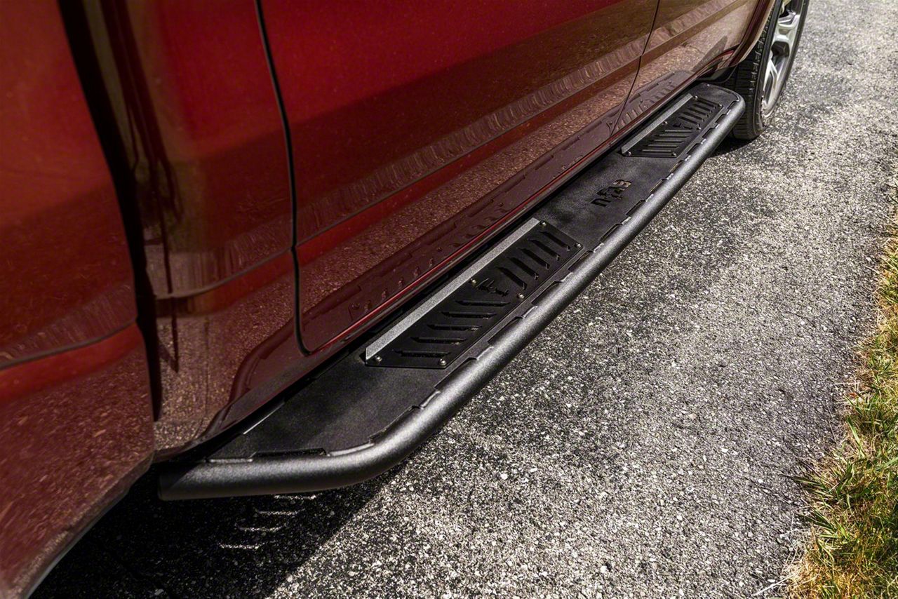 N-Fab RAM 1500 Roan Cab Length Side Step Bars; Textured Black NBD19CC ...