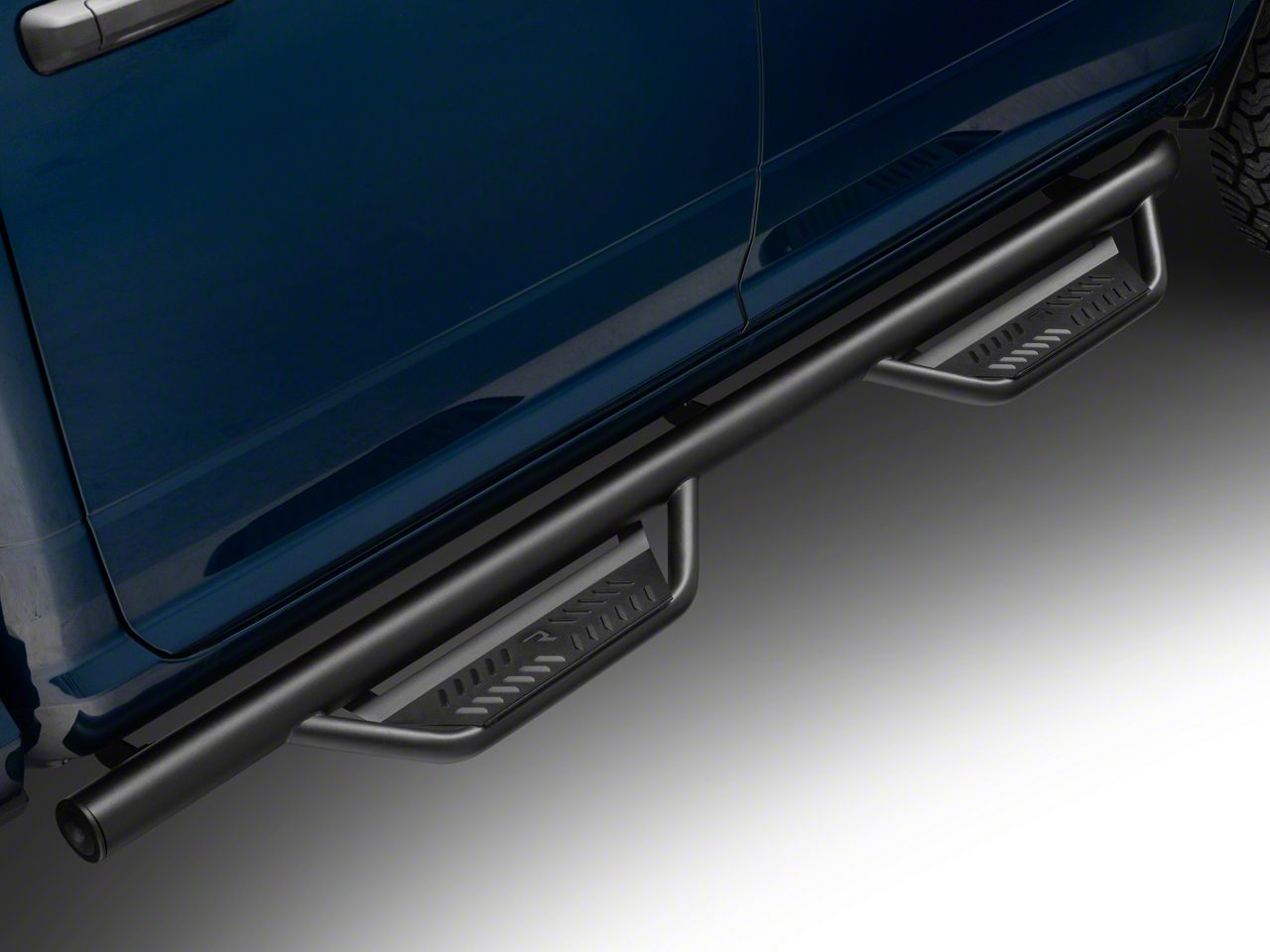N-Fab RAM 2500 Cab Length Podium Nerf Side Step Bars; Textured Black ...