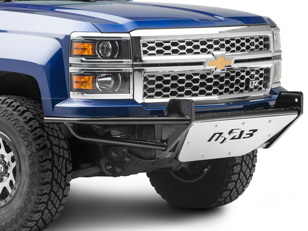 N-Fab Silverado 1500 R.S.P. Pre-Runner Front Bumper for One 38-Inch ...