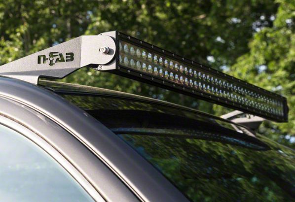N-Fab Silverado 50 Series LED Light Bar Roof Top Light Bar Mount ...