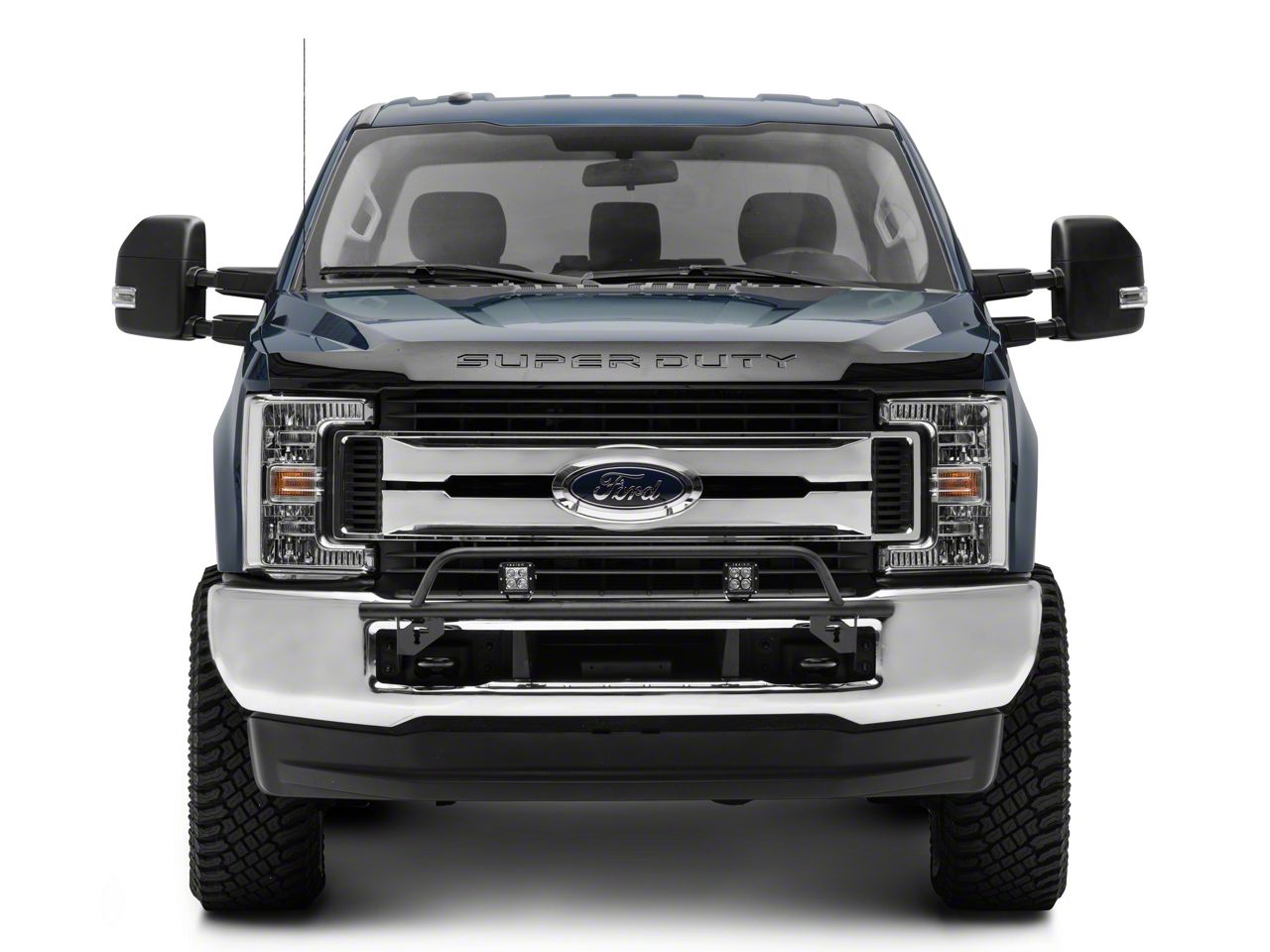 N-Fab F-250 Super Duty Front Light Mount Bar with Multi-Mount; Textured ...