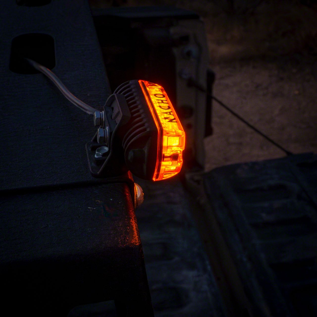 Nacho Offroad Technology RAM 1500 NANO Amber/Red LED Lights; Scene Beam ...
