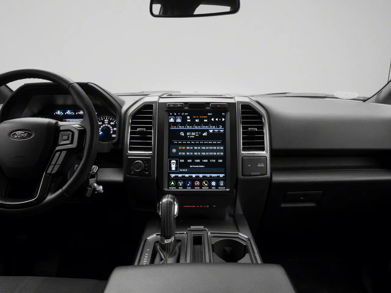 Navos F-150 Full Screen OE-Style Radio Upgrade with Navigation T548443 ...