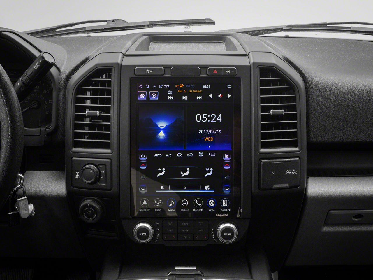 Navos F-150 Gen 5 12.10-Inch T-Style Radio with 360 Camera and Bang and ...