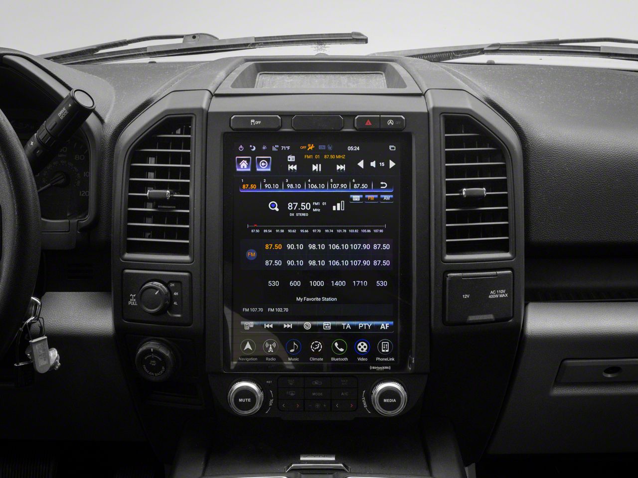 Navos F-150 Gen 5 12.10-Inch T-Style Radio with 360 Camera and Bang and ...