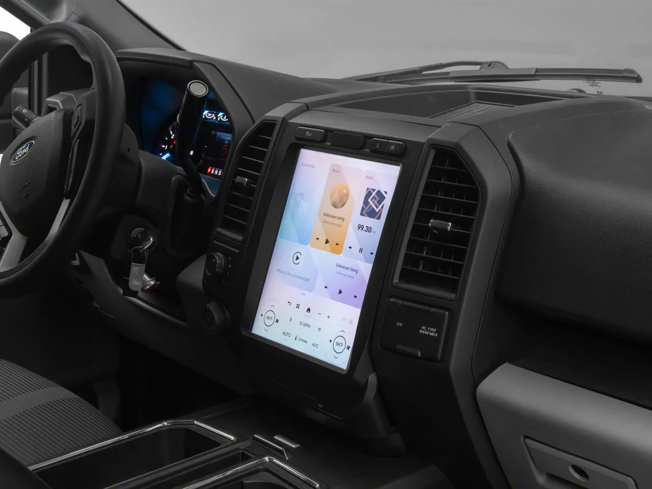 Navos F-150 LITE Series 12.10-Inch T-Style Radio LT-FDPU12-1RR-4C (15-20 F-150) - Free Shipping