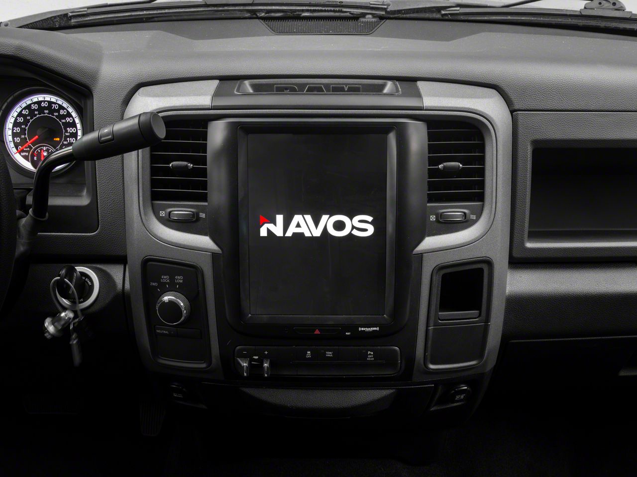 Navos RAM 1500 Gen 5 10.40-Inch T-Style Radio with Factory Mirror Back-Up Camera Adapter R153894 ...
