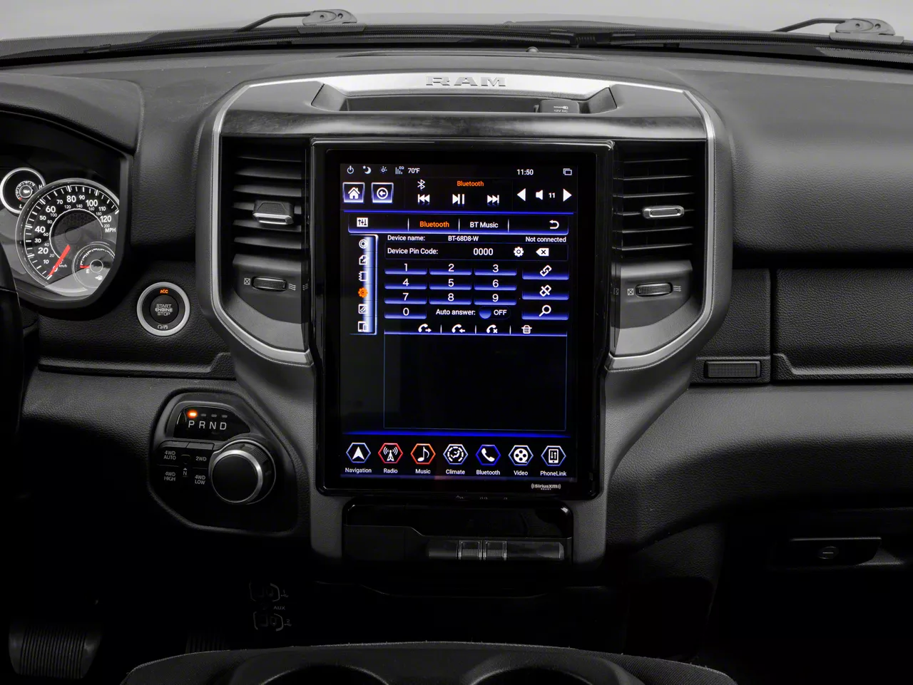 Navos RAM 1500 Gen 5 12.10-Inch T-Style Radio TS-DGPU12-1RR-5S (19-24 ...