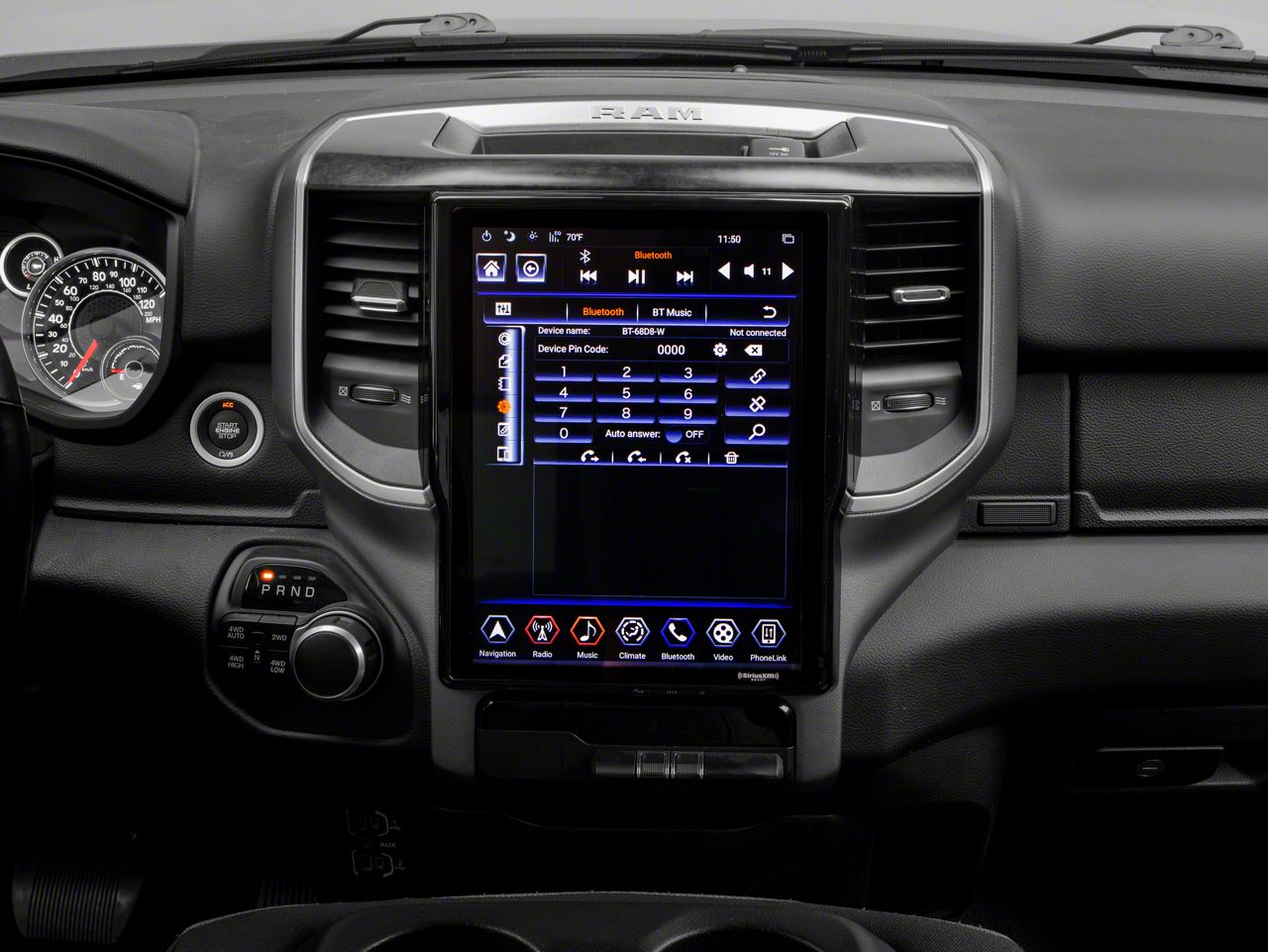 Navos RAM 2500 Gen 5 12.10-Inch T-Style Radio TS-DGPU12-1RR-5S (19-24 ...