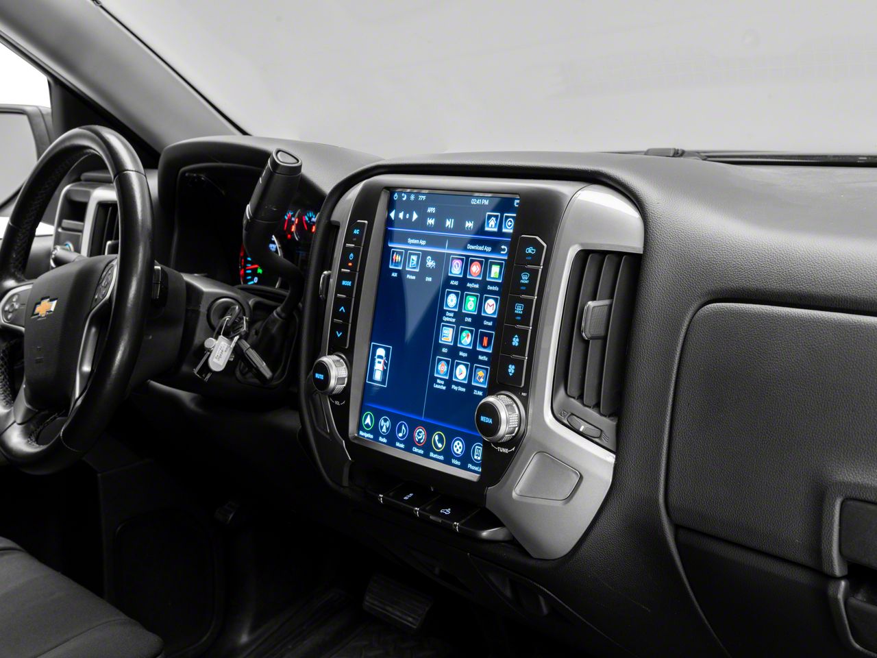 Navos Silverado 1500 Full Screen OE-Style Radio Upgrade with Navigation ...