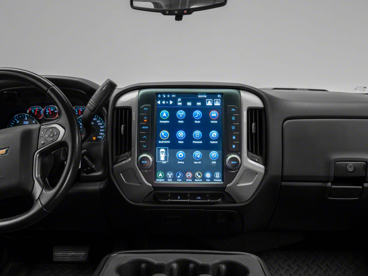 Navos Silverado 1500 Full Screen OE-Style Radio Upgrade with Navigation ...