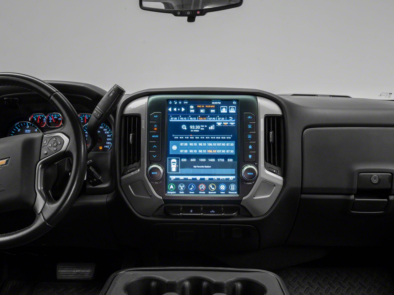 Navos Silverado 1500 Full Screen OE-Style Radio Upgrade with Navigation ...