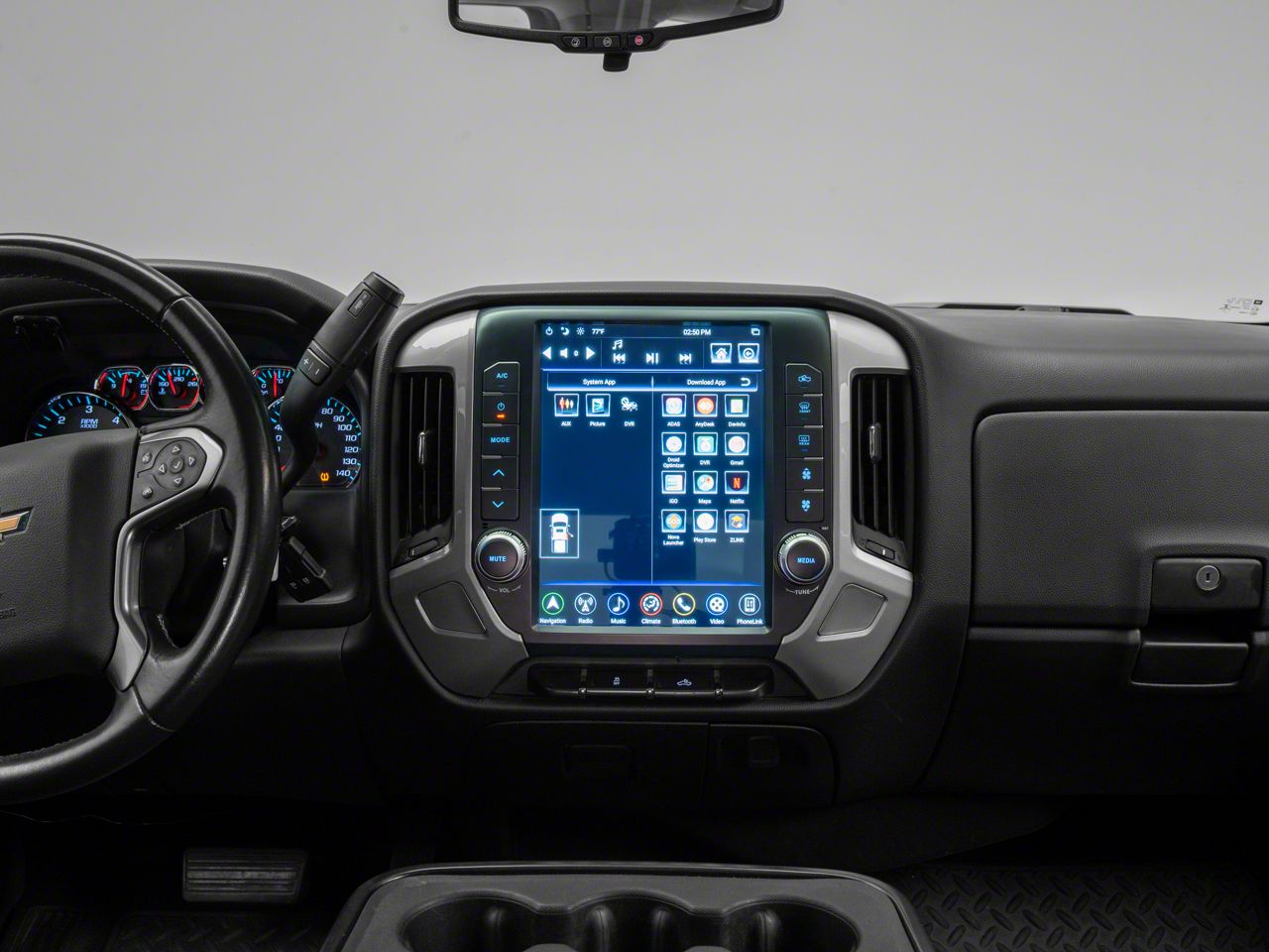 Navos Silverado 1500 Full Screen OE-Style Radio Upgrade with Navigation ...