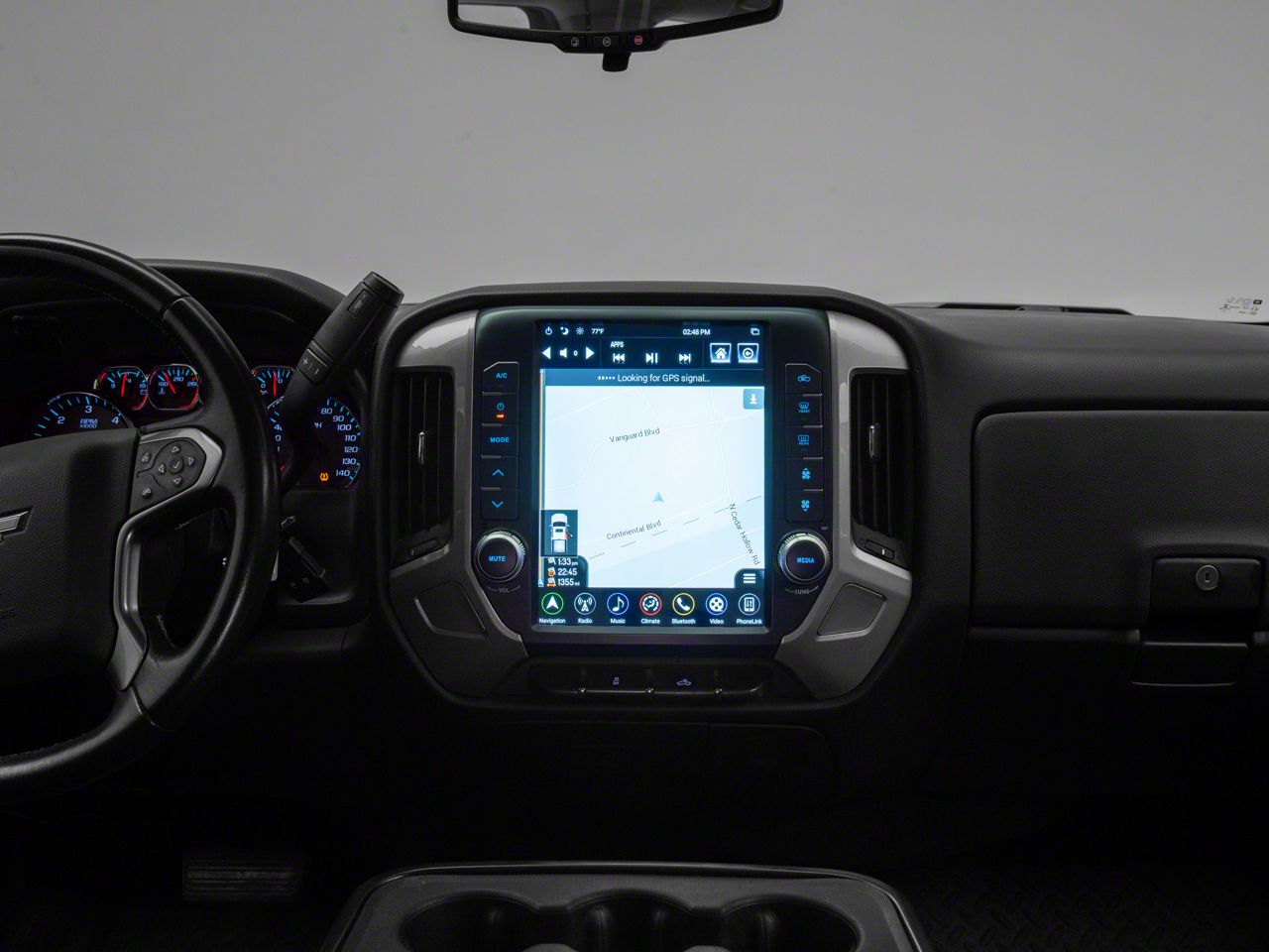 Navos Silverado 1500 Full Screen OE-Style Radio Upgrade with Navigation ...