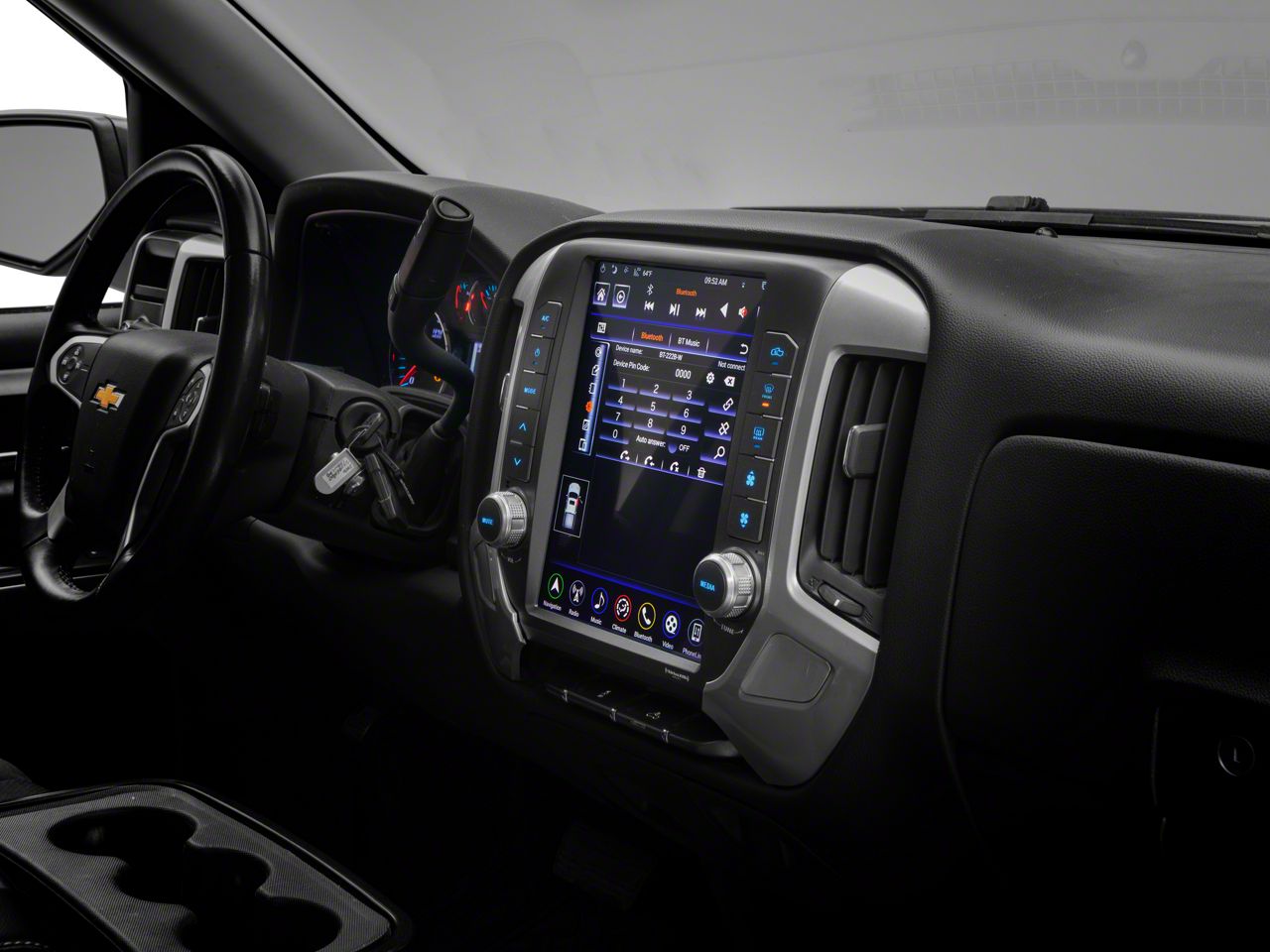 Navos Silverado 1500 Gen 5 12.10-Inch T-Style Radio TS-GMPU12-1RR-5S (14-18 Silverado 1500 ...