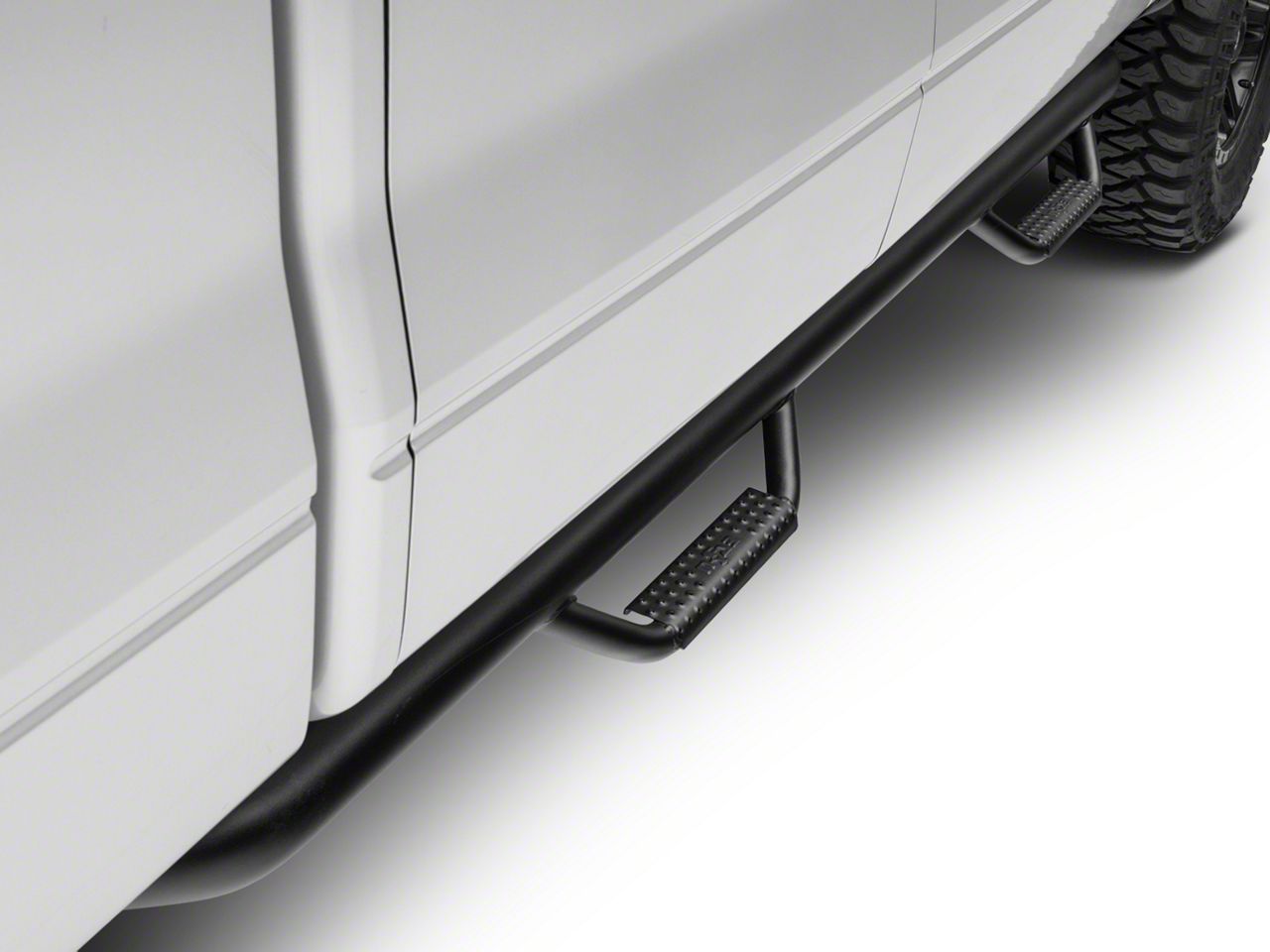 N-Fab F-150 Cab Length Nerf Side Step Bars - Textured Black F0989CC-TX ...