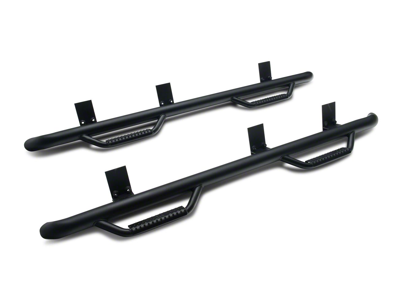 N-Fab RAM Cab Length Nerf Side Step Bars - Textured Black R101721 (02 ...