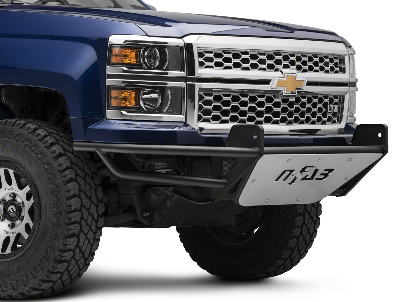 N-Fab Silverado 1500 R.S.P. Pre-Runner Front Bumper for One 38-Inch ...