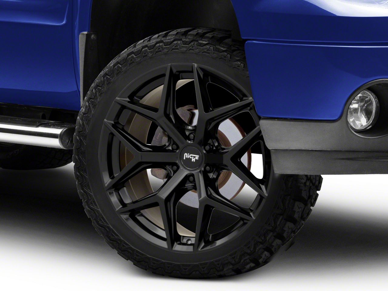 Niche Sierra 1500 Vice SUV Gloss Black 6-Lug Wheel; 24x10; 30mm Offset ...