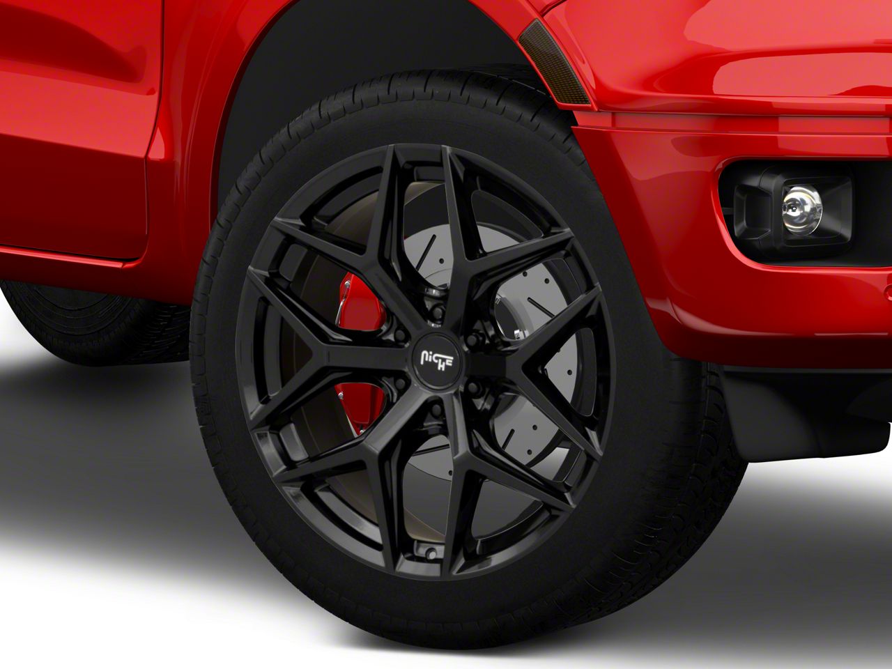 Niche Ranger Vice SUV Gloss Black 6-Lug Wheel; 22x9.5; 30mm Offset ...