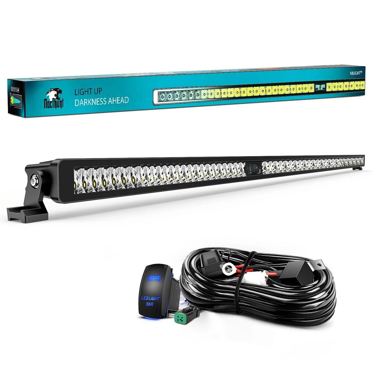 F-250 Super Duty 52-Inch 5D Pro Night Vision Dual Row 49-LED Light Bar ...