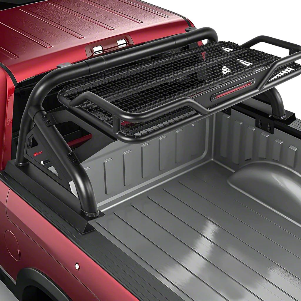 Sierra 2500 Truck Bed Chase Rack Roll Bar Cargo Carrier Basket; Black ...