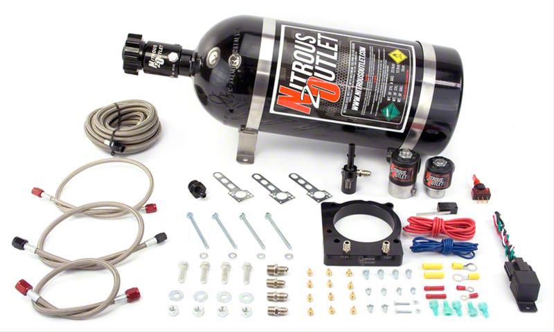 Nitrous Outlet RAM 2500 85mm Hemi Plate System; 15 lb. Bottle 00-10131 ...