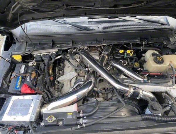 F-250 Super Duty Intercooler Piping Kit; Polished (11-14 6.7L ...