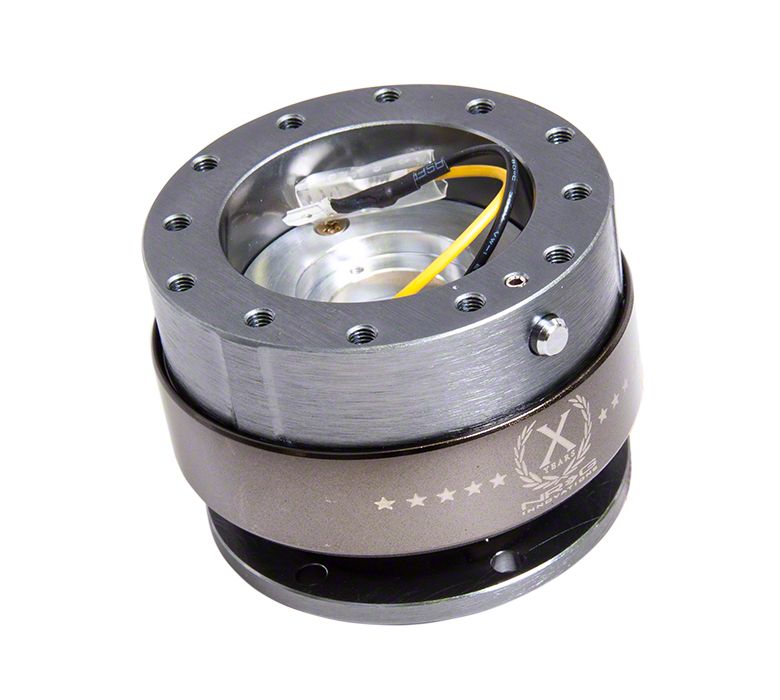 NRG Innovations Ranger 2.0 Steering Wheel Hub Quick Release; Gun Metal ...