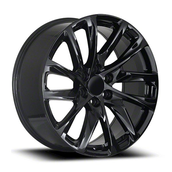 OE Concept Tahoe Escalade ESV Replica Gloss Black 6-Lug Wheel; 24x10 ...