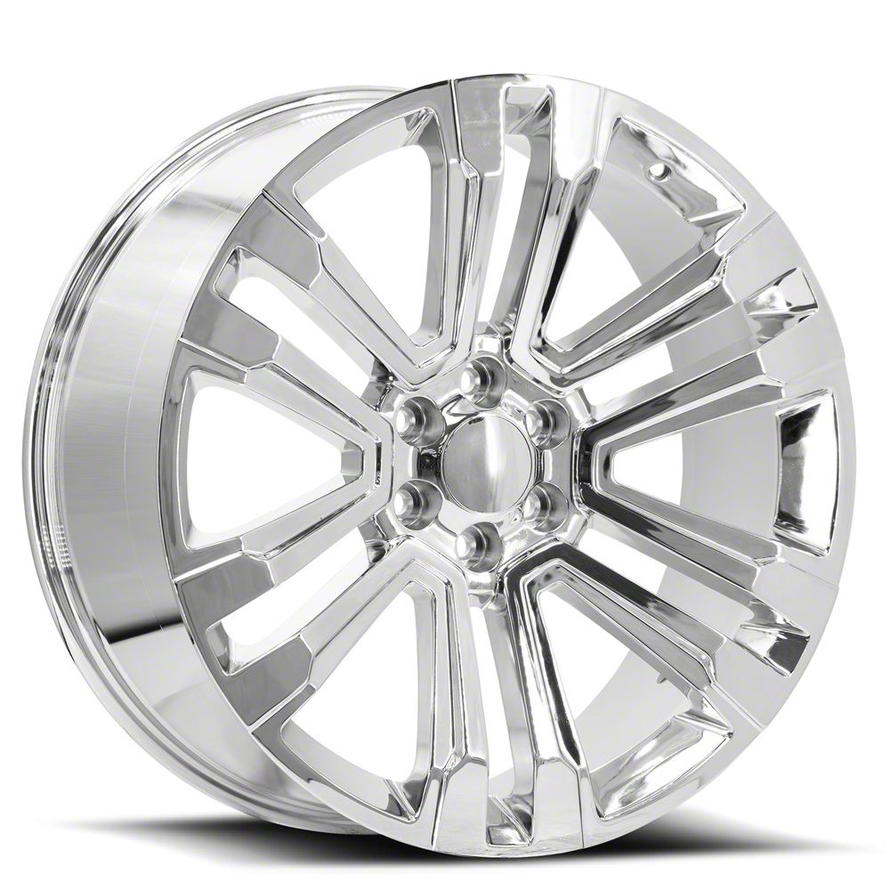 OE Revolution Sierra 1500 G-10 Chrome 6-Lug Wheel; 28x10; 31mm Offset ...