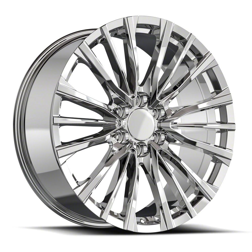 OE Revolution Silverado 1500 CAD-36 Nano Chrome 6-Lug Wheel; 22x9; 31mm ...