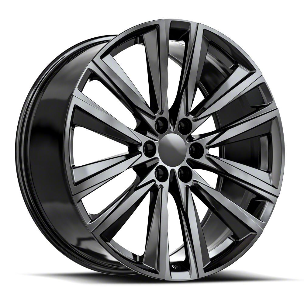 OE Revolution Silverado 1500 CAD-37 Gloss Black 6-Lug Wheel; 24x10; 31mm Offset CAD37-24105031GB ...