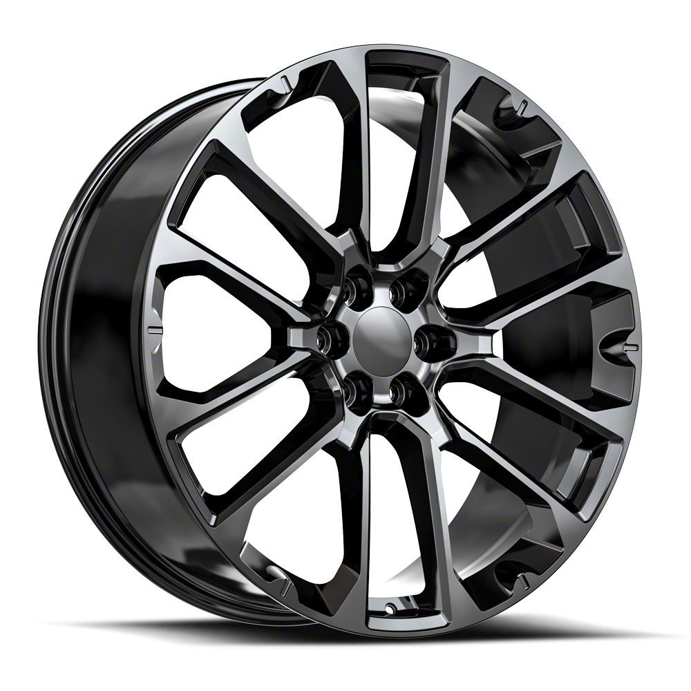 OE Revolution Silverado 1500 G-40 Gloss Black 6-Lug Wheel; 24x10; 31mm ...