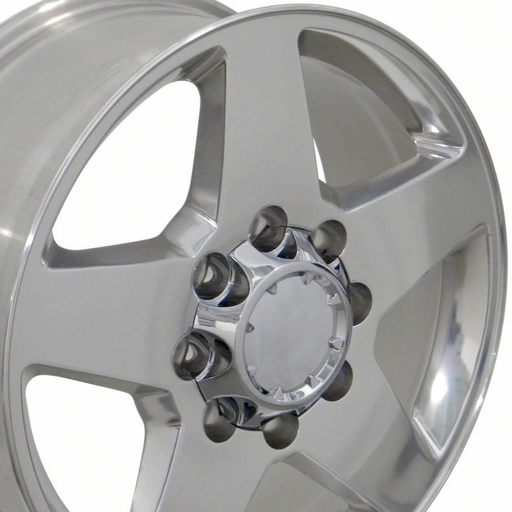 Silverado 3500 CV91A Polished 8-Lug Wheel; 20x8.5; 12mm Offset (01-06 ...