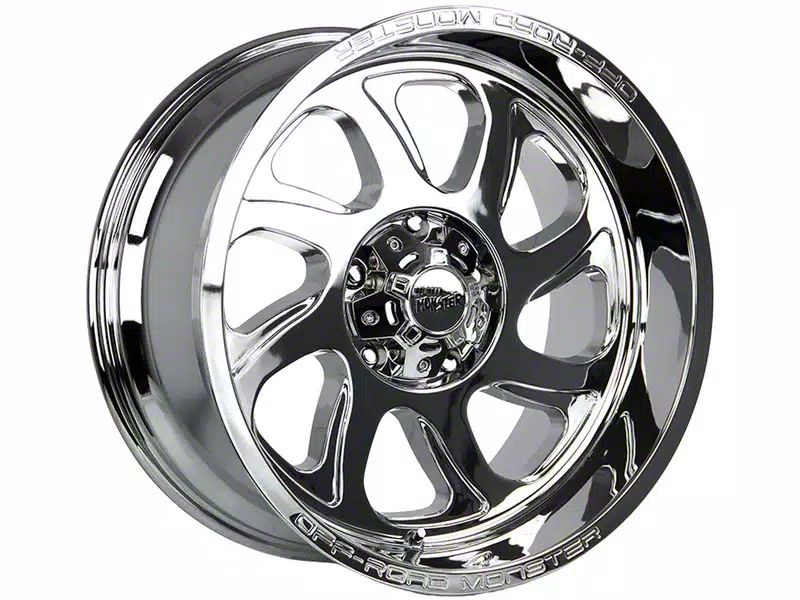 Off-Road Monster Silverado 1500 M22 Chrome 6-Lug Wheel; 20x10; -19mm ...