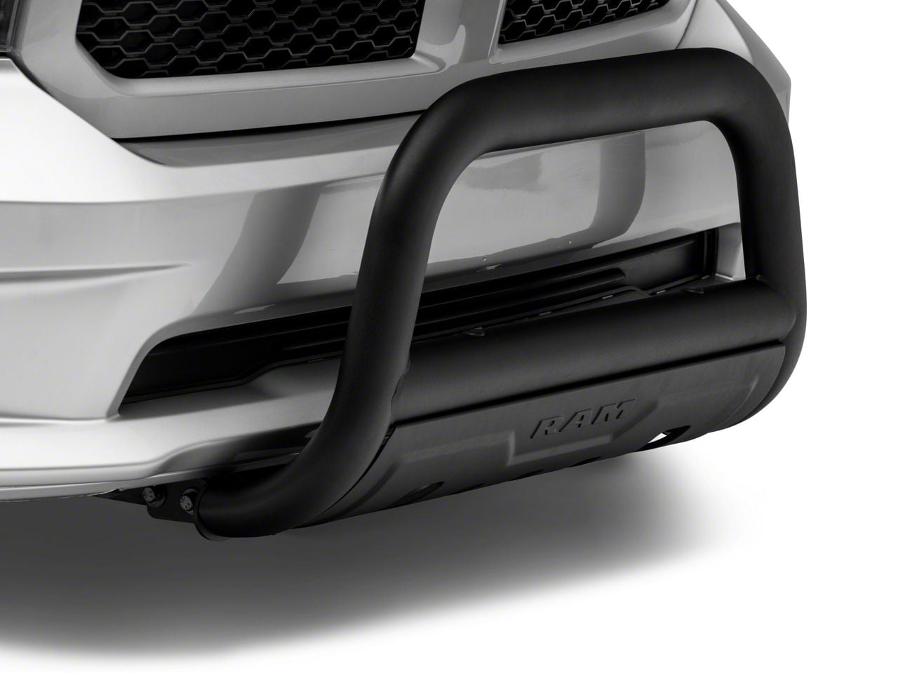 RAM Licensed by RedRock RAM 1500 3.50-Inch Oval Bull Bar with Skid ...