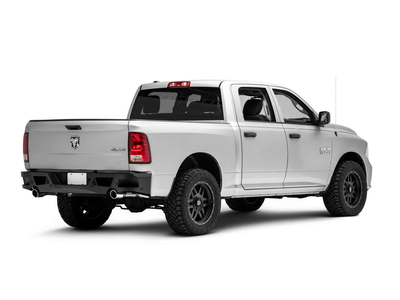 RAM Licensed by RedRock RAM 1500 Extreme HD Rear Bumper with RAM Logo ...
