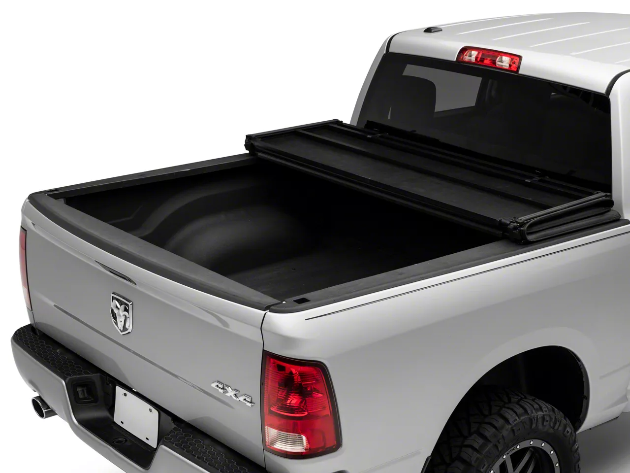 RAM Licensed by TruShield RAM 1500 EZ Hard Fold Tonneau Cover R134395 ...