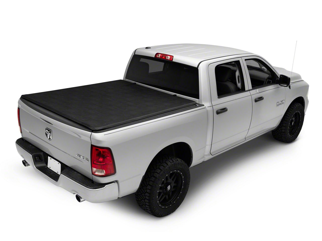 RAM Licensed by TruShield RAM 1500 Locking Roll-Up Tonneau Cover ...